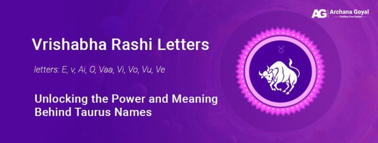 Vrishabh Rashi Name Letters | Taurus Name Letters